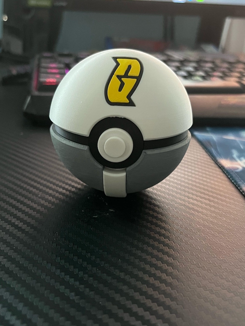 3D Printed Pokeballs | Magma Ball, Nest Ball, Dream Ball, Dark Ball ...