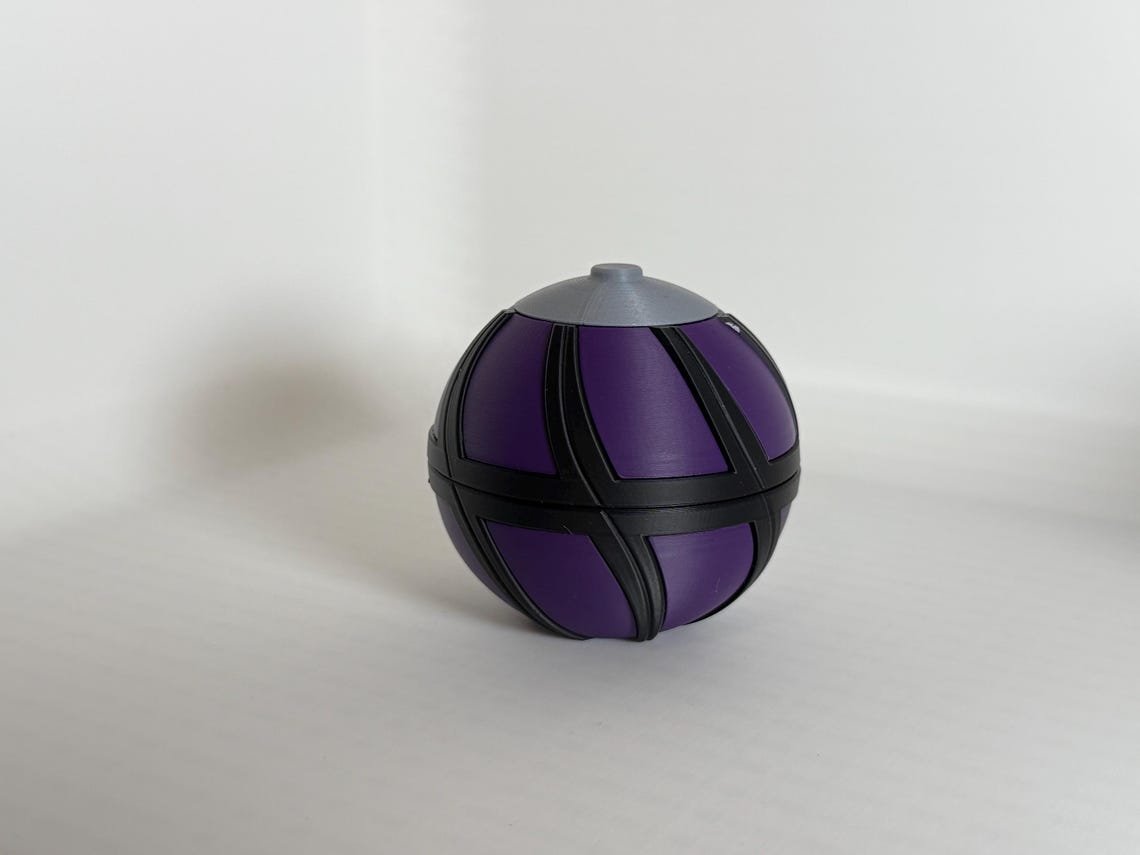 3D Printed Pokeballs | Magma Ball, Nest Ball, Dream Ball, Dark Ball ...