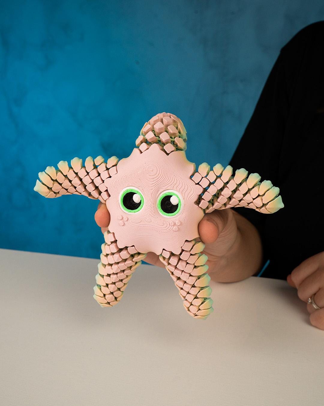 3D Printed Articulated Sea Star Toy – Cute and Flexible Starfish for ...