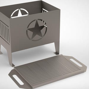 DIY Gueritech Basic 17x24 US Army Fireplace Firepit Sheet Metal Cnc ...