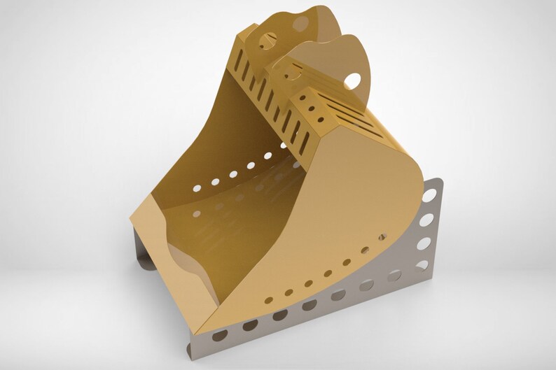 DIY Gueritech Excavator Bucket Fireplace Firepit Sheet Metal Cnc Laser ...