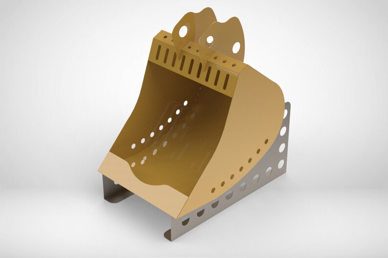 DIY Gueritech Excavator Bucket Fireplace Firepit Sheet Metal Cnc Laser ...