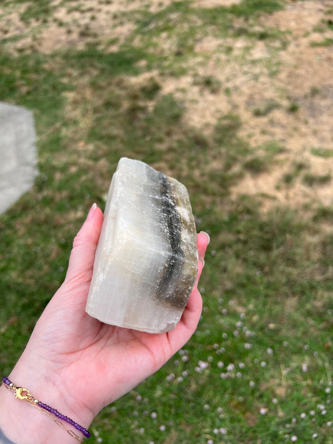 Selenite Block With Inclusions - Etsy