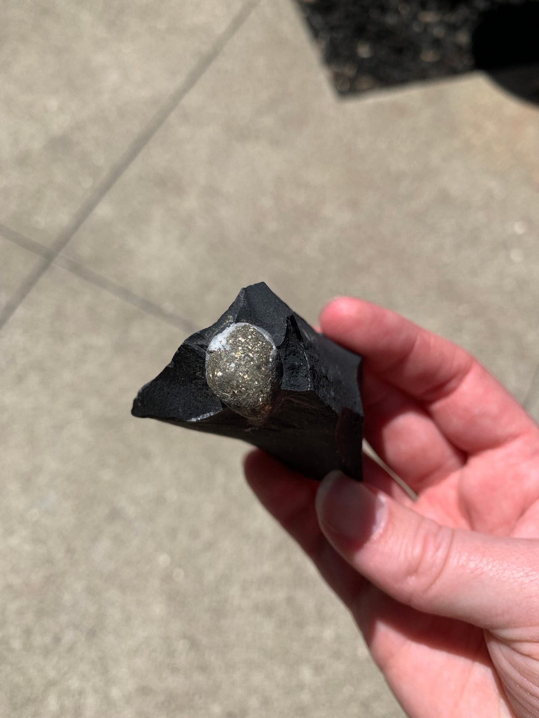 Pyrite Nodule in Matrix - Etsy