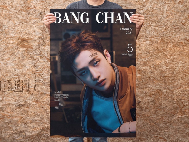 Bang Chan Stray Kids Poster Stray Kids Graphic Matte Poster - Etsy ...