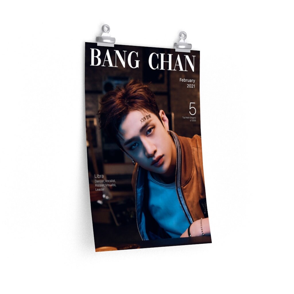 Bang Chan Stray Kids Poster Stray Kids Graphic Matte Poster - Etsy ...