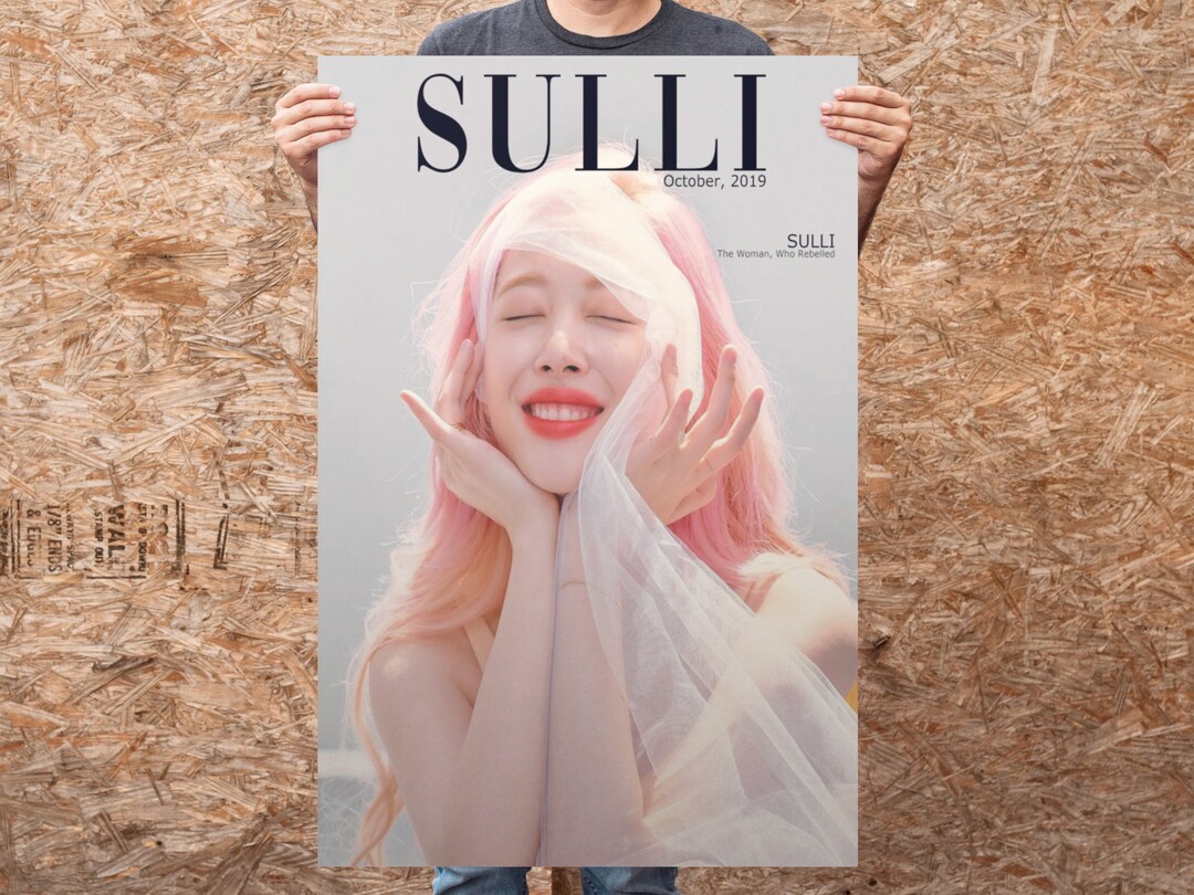 Sulli Fx Poster Fx Graphic Wall Art Sulli Fx Kpop - Etsy