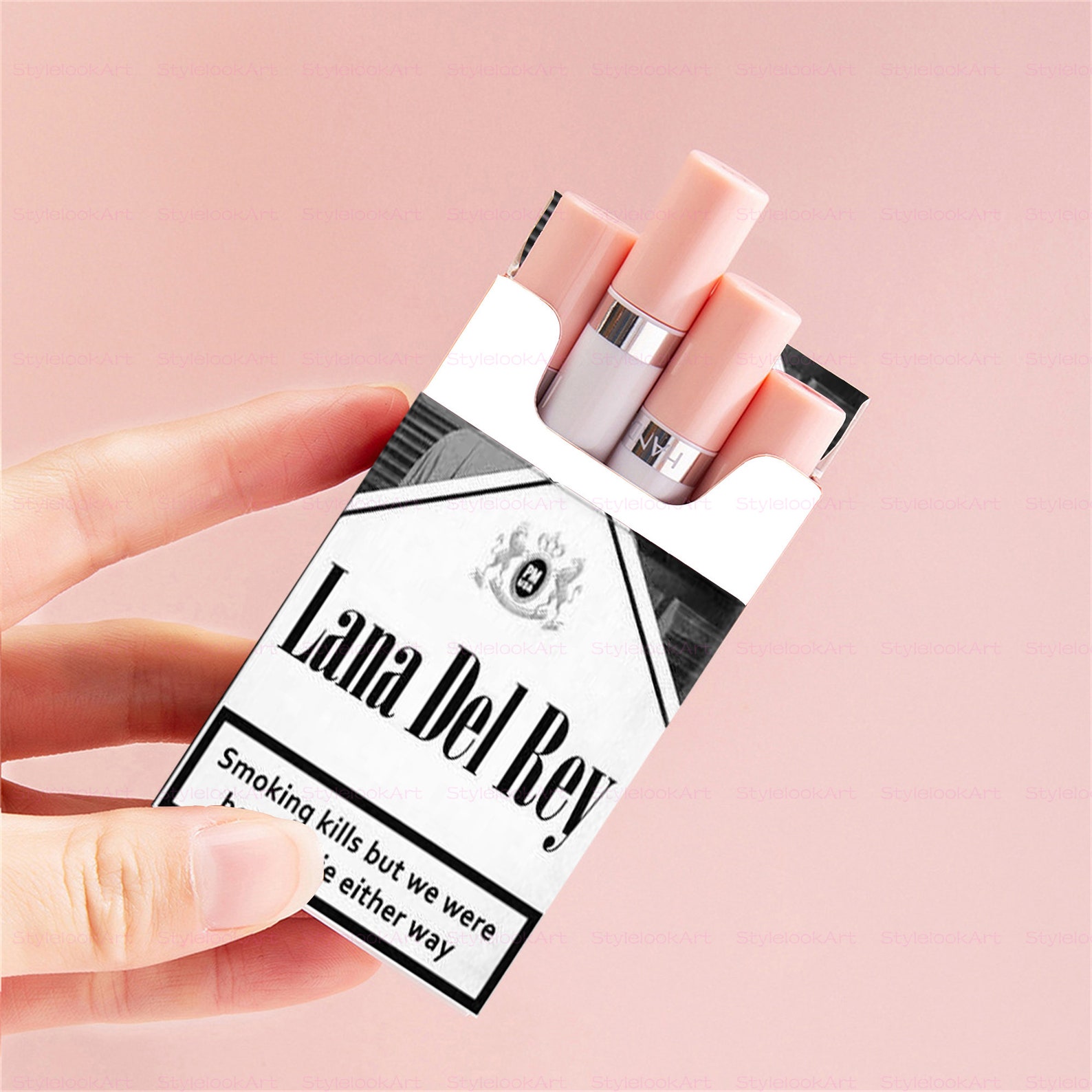 Lana Del Rey Box Matte Cigarette Lipsticks Set Smoke Tube Etsy France