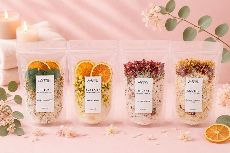 Luxury Bath Soak Sets, Bulk Bath Salts, Wholesale Bath Salts Bags, Bath ...