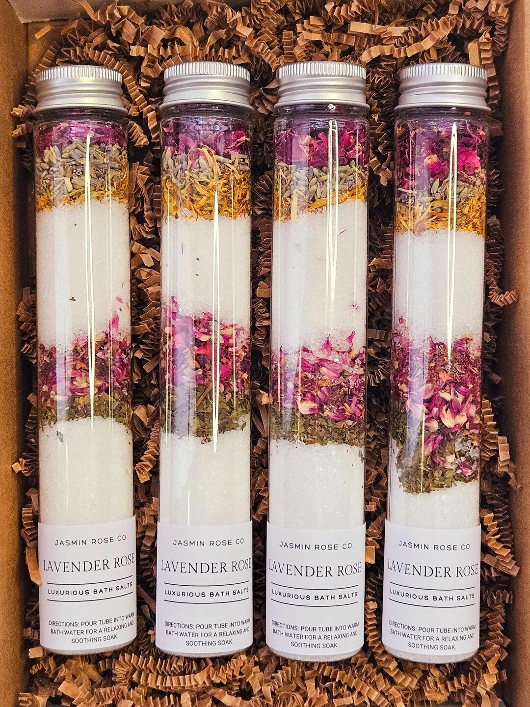 BULK BATH SALT Tubes | Spa Gift for Her | Bridesmaid Gift | New Mom ...