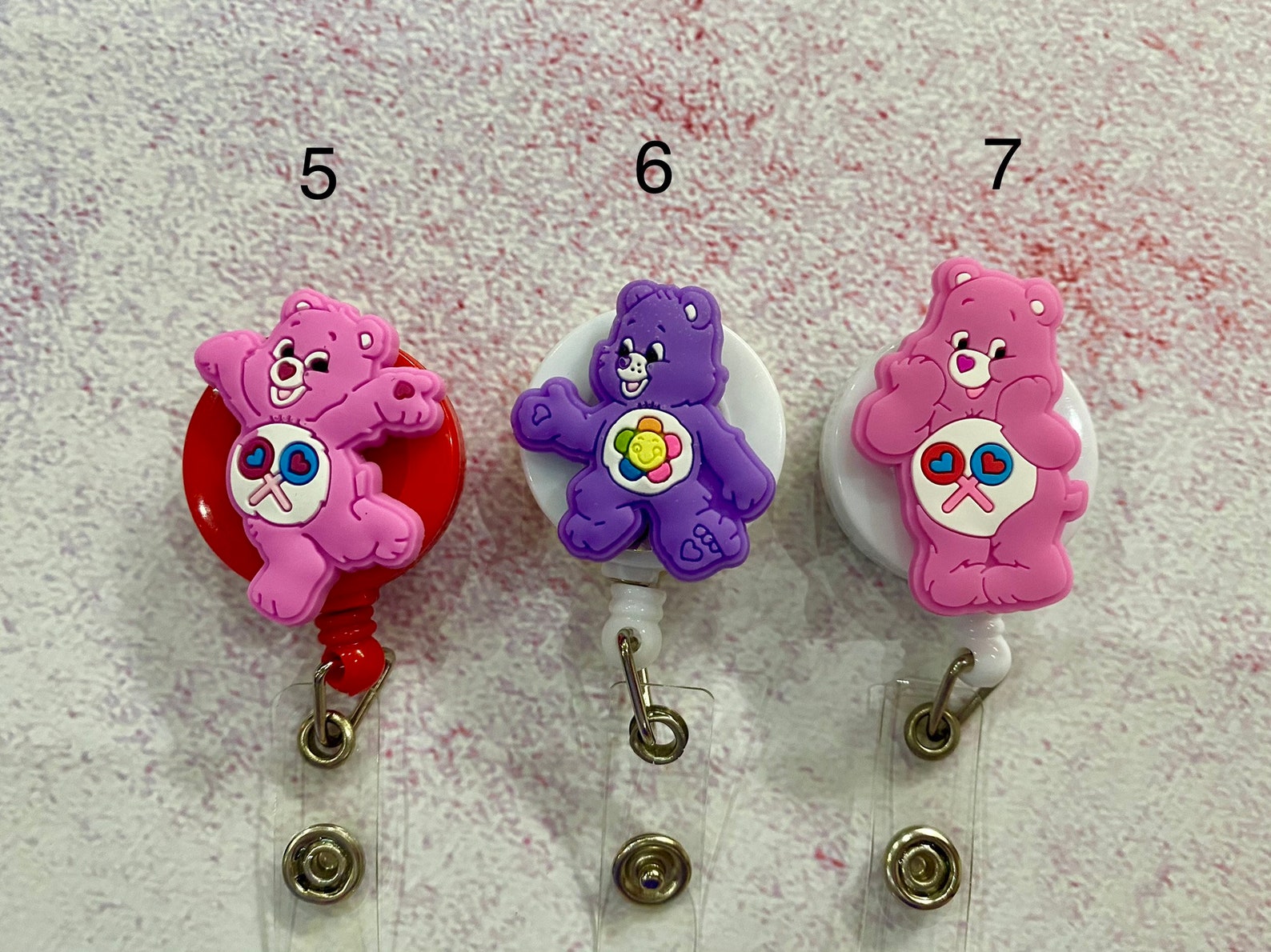 Cute Badge Reel Bears ID Badge Reel Holder Badge Clip - Etsy