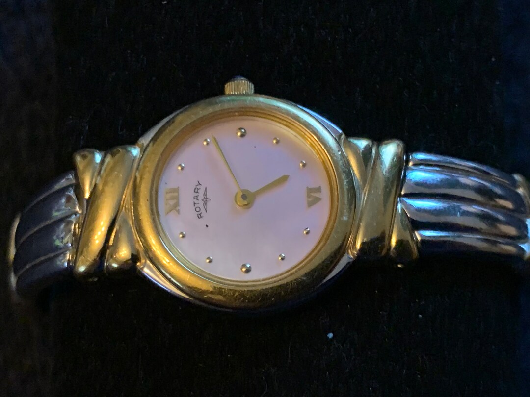 Vintage Rotary Cuffs 2 Ladies Gold and Silver Tone Watch - Etsy