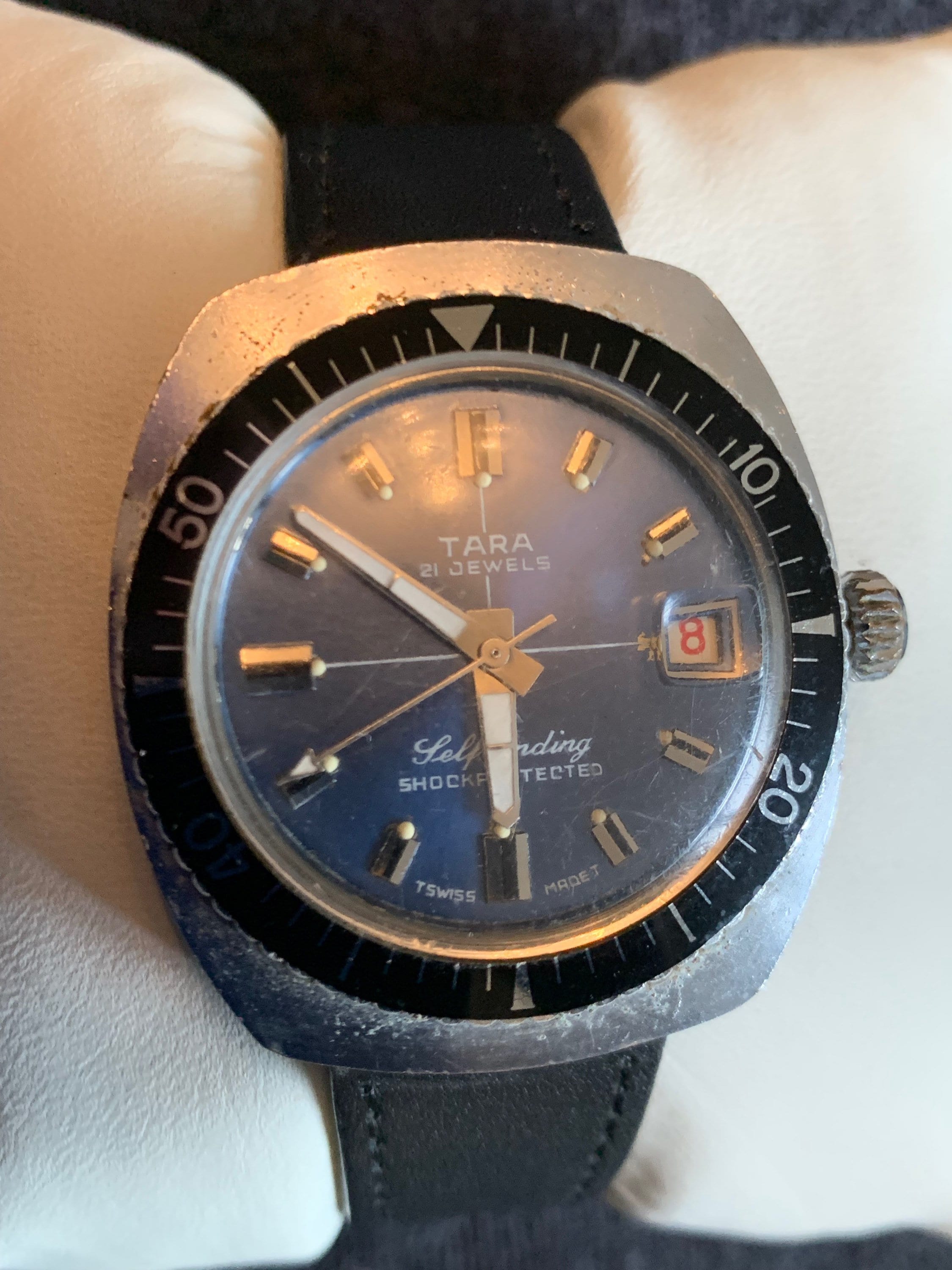 Vintage Rare Vintage Tara Automatic 21 Jewel Divers Mens Watch - Etsy