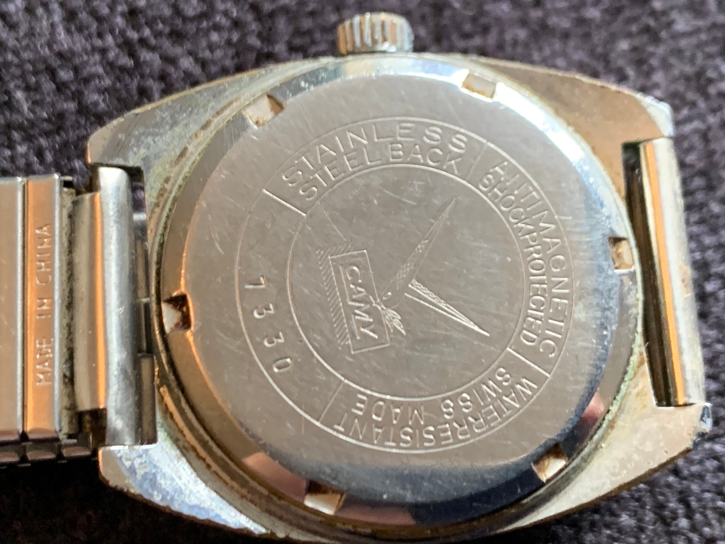 Vintage Rare Camy Dev Luxe 17 Jewel Silver Tone Mens Watch - Etsy