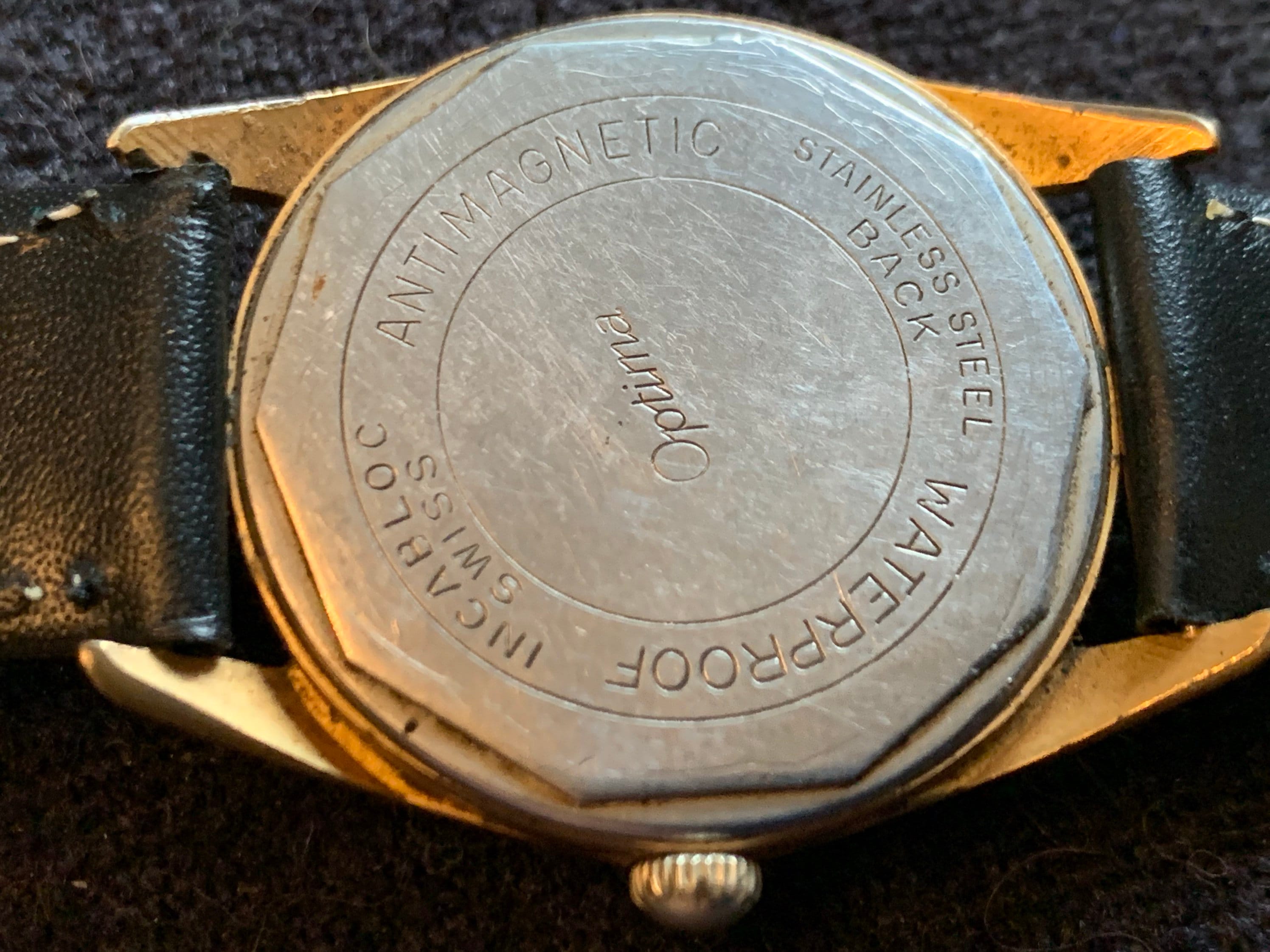 Vintage Rare 1950s Mens 21 Jewel Optima Gold Plated Watch - Etsy