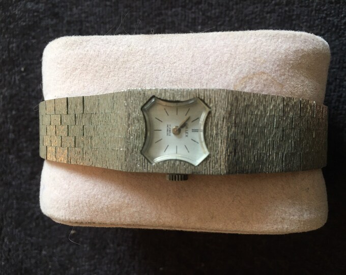 Vintage Gillex 17 Jewel Ladies Silver Cocktail Watch - Etsy