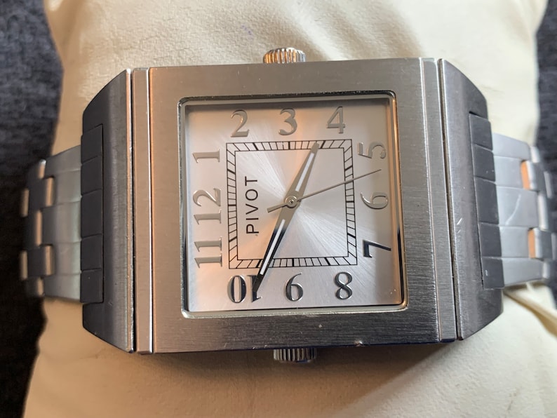 Rare Dual Faced Pivot Tank Style Mens Watch - Etsy UK