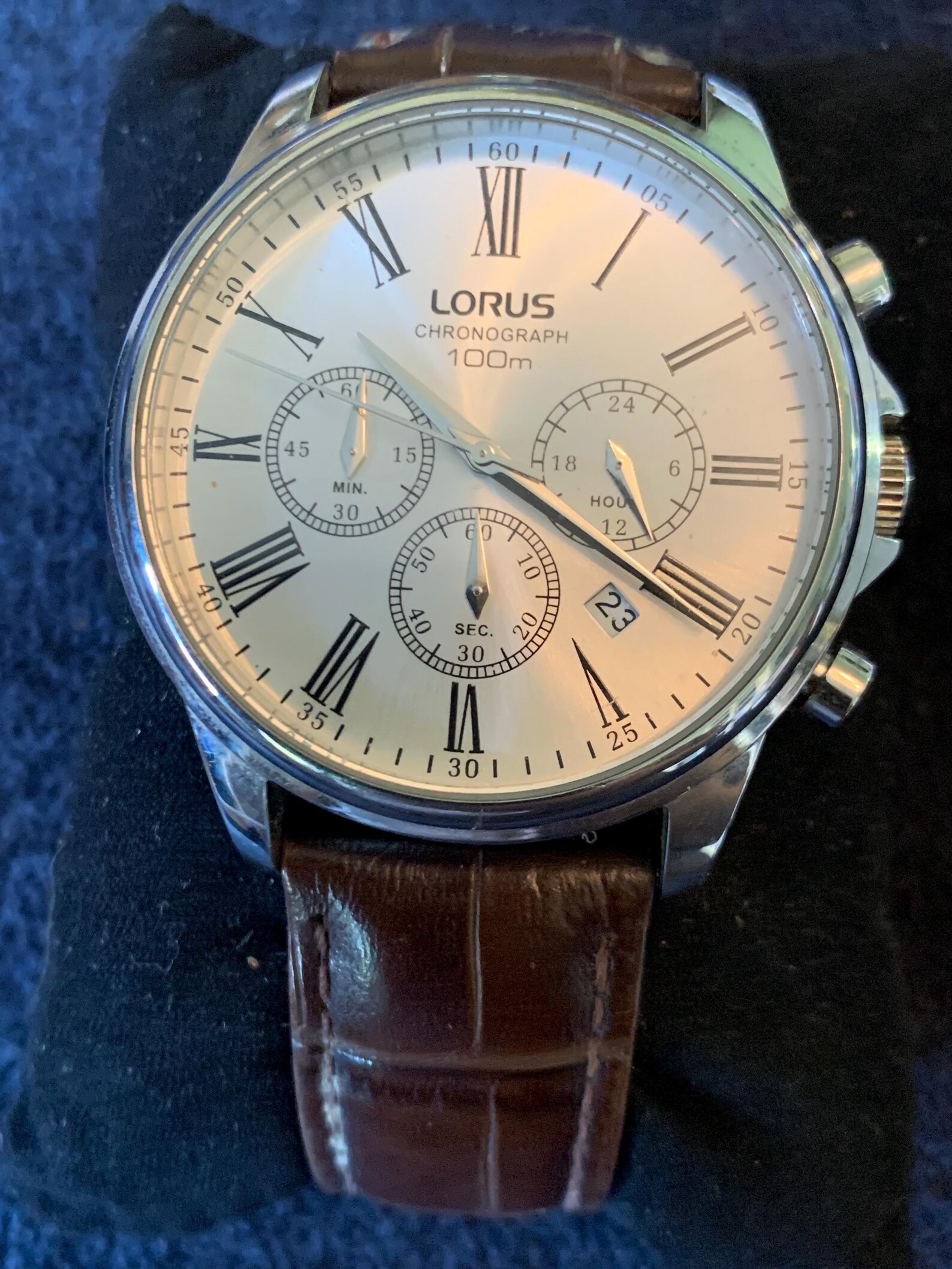 Vintage Mens Lorus Chronograph 100M Quartz Watch - Etsy