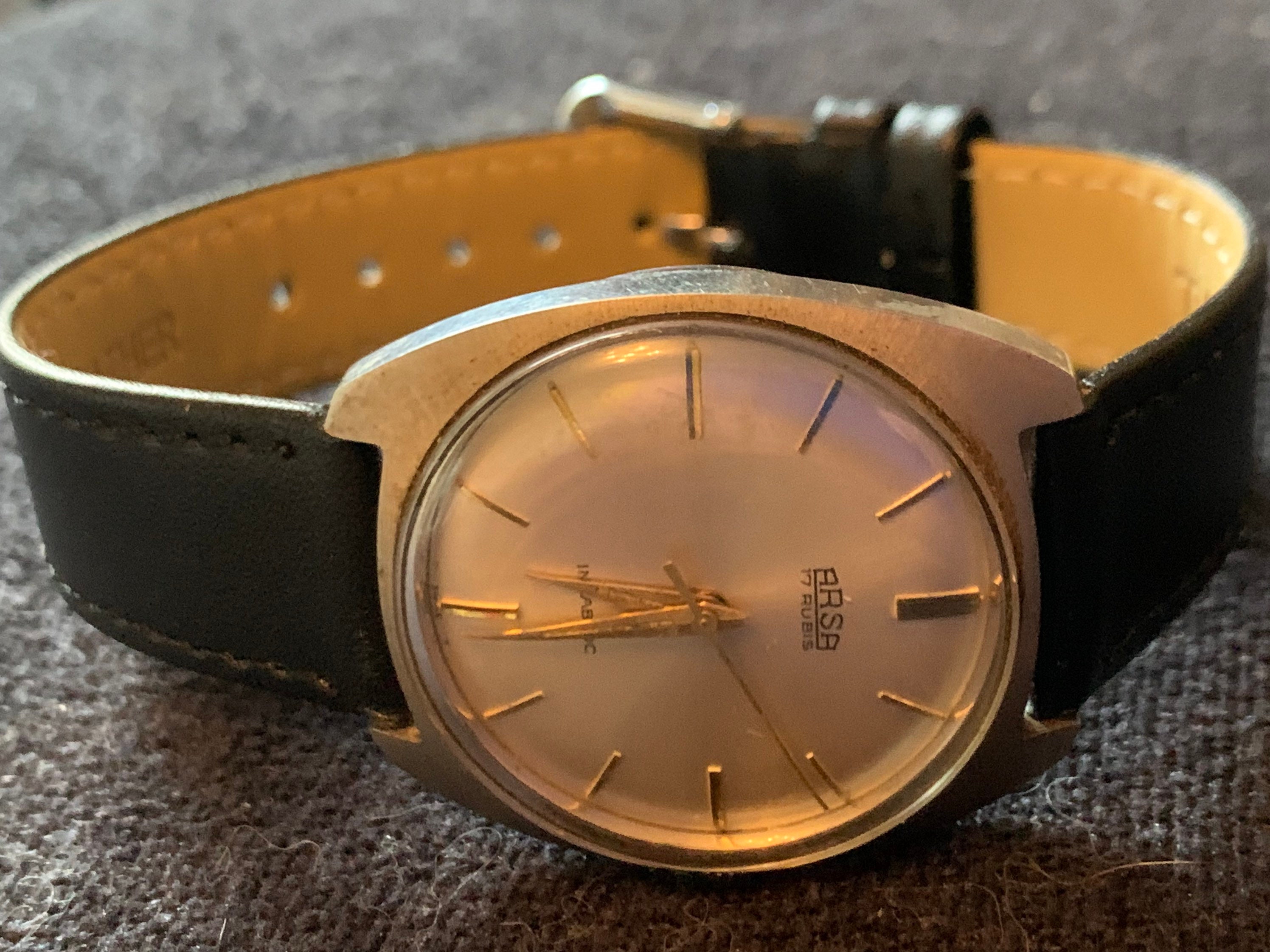 Vintage Rare Arsa Mens 17 Jewel Brushed Steel Case Watch - Etsy UK