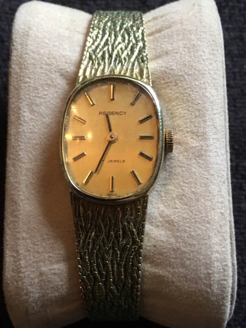 Vintage Regency Ladies Gold Plated Watch - Etsy