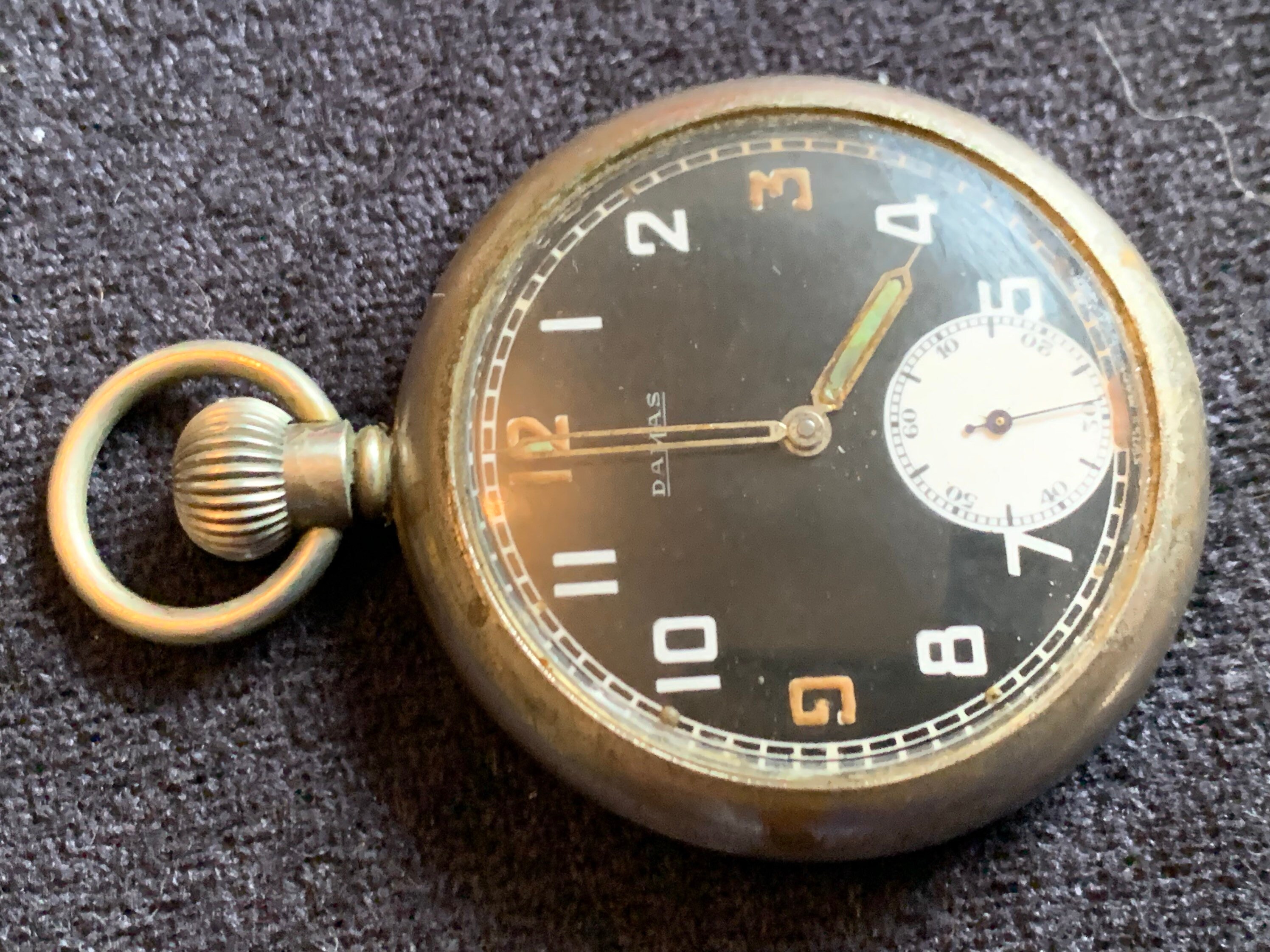 Vintage Damas WW2 British Military Ground Forces GS TP Silver Tone ...