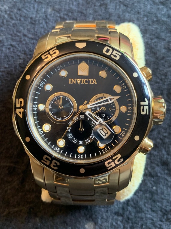 Mens Invica Pro Diver Chronograph 200m Quartz watch - Gem