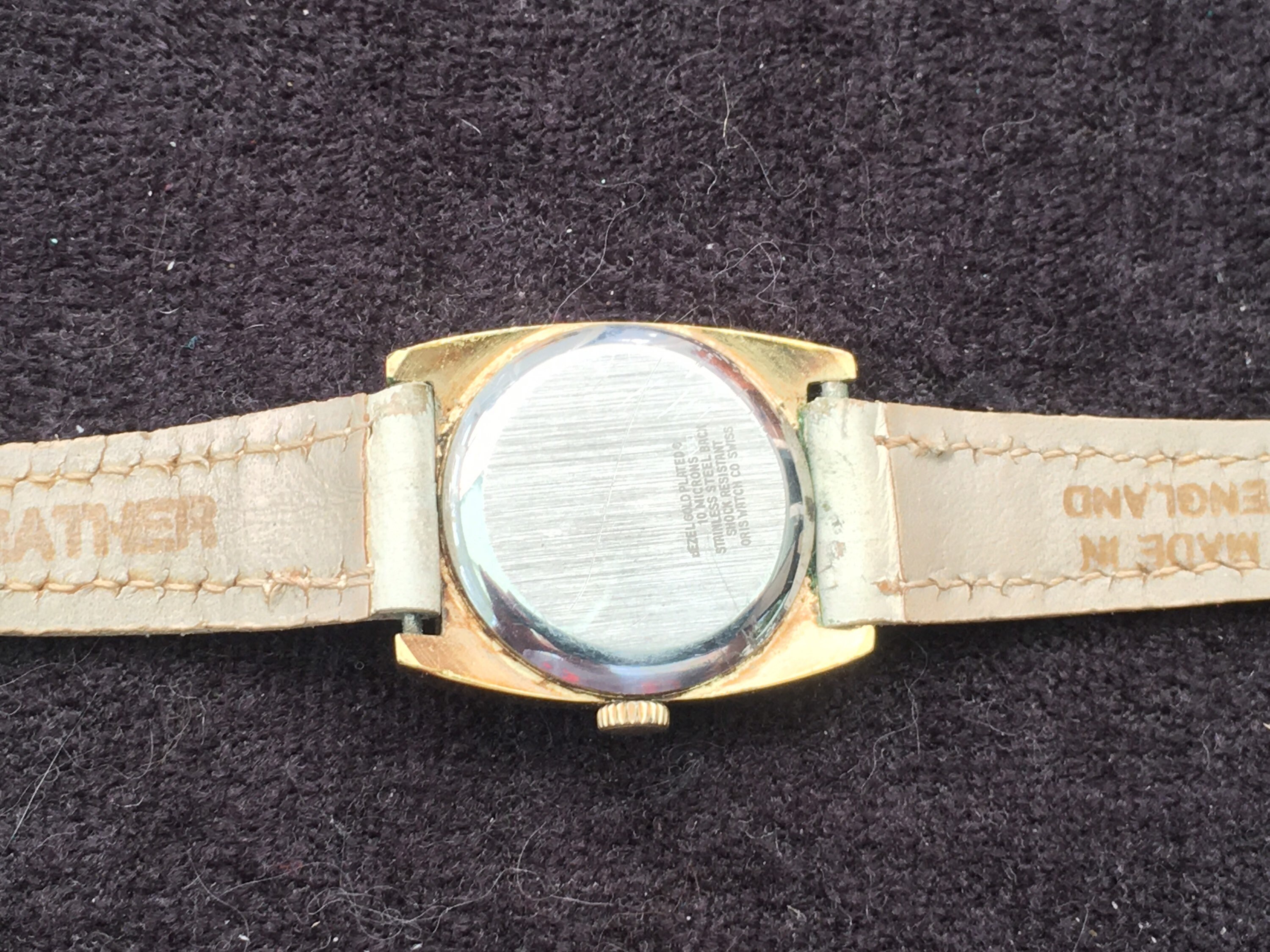 Vintage Oris Super ladies gold plated watch | Etsy