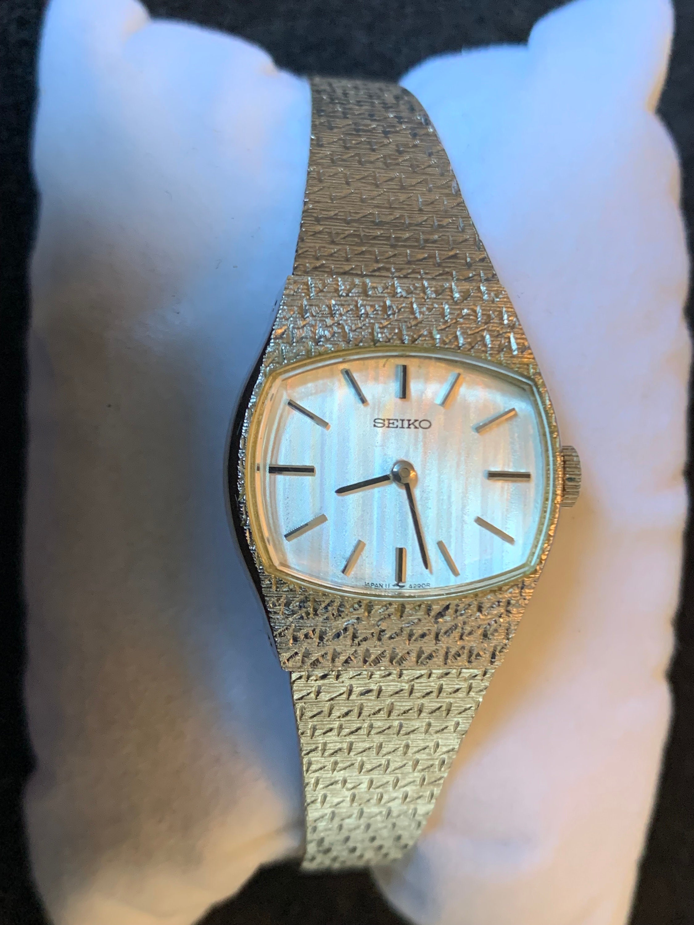 Vintage 1970s Rare Seiko 11-8280 Silver Tone Cocktail Watch - Etsy