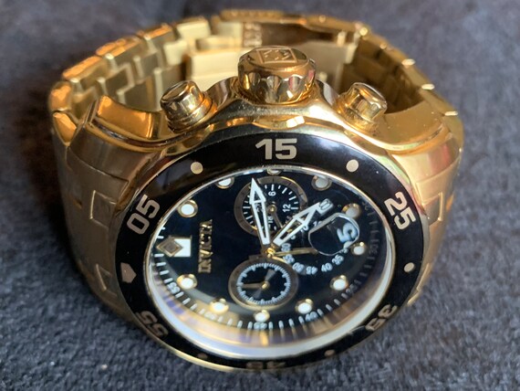 Mens Invica Pro Diver Chronograph 200m Quartz watch - Gem