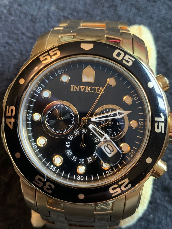 Mens Invica Pro Diver Chronograph 200m Quartz watch - Gem