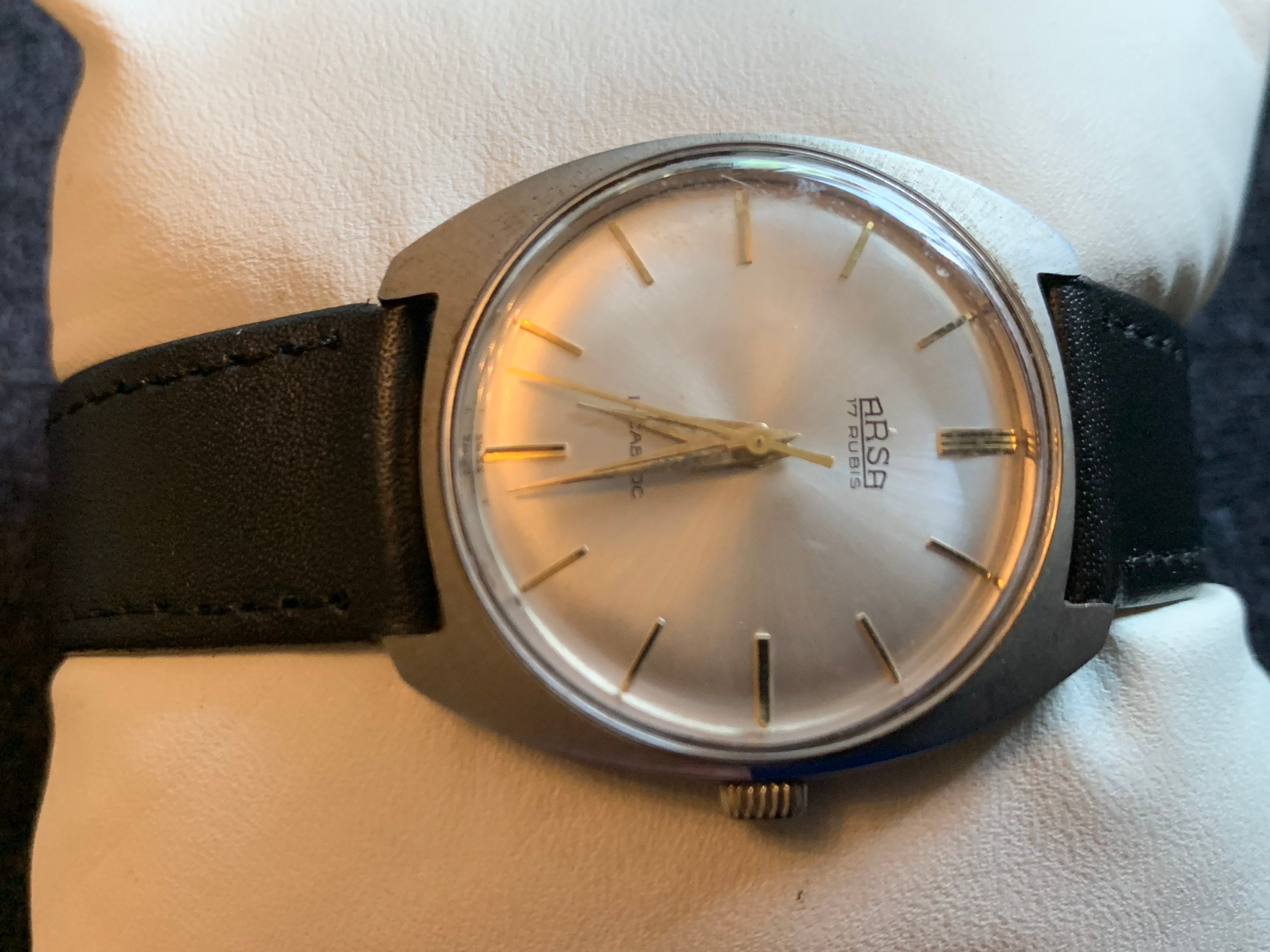 Vintage Rare Arsa Mens 17 Jewel Brushed Steel Case Watch - Etsy UK