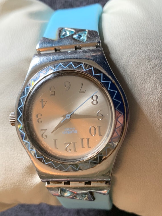 Vintage Swatch Irony Stainless Steel ladies Silver to… - Gem