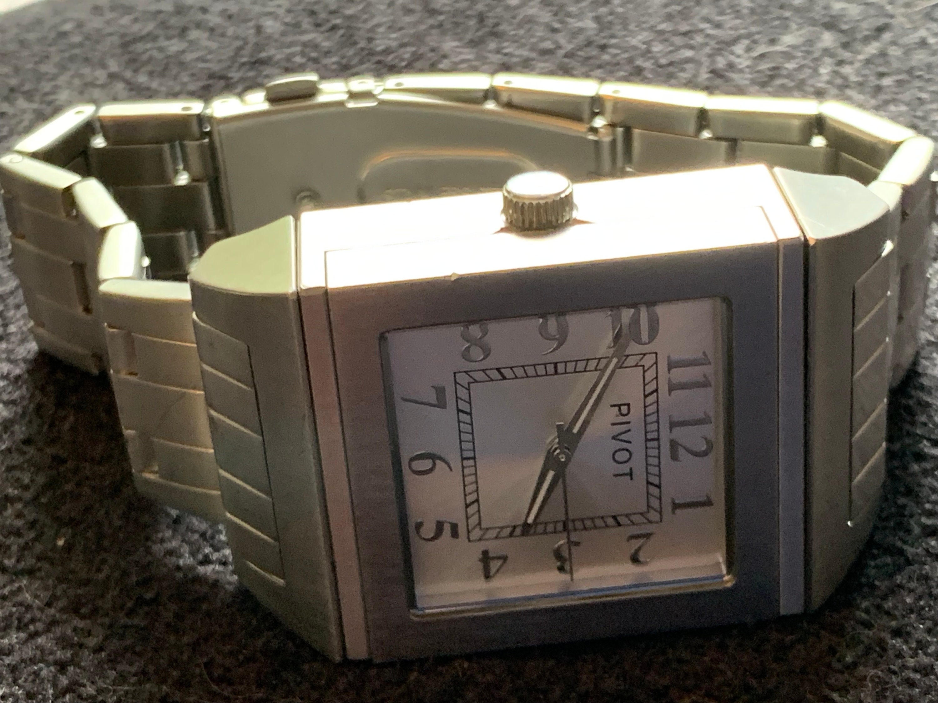 Rare Dual Faced Pivot Tank Style Mens Watch - Etsy