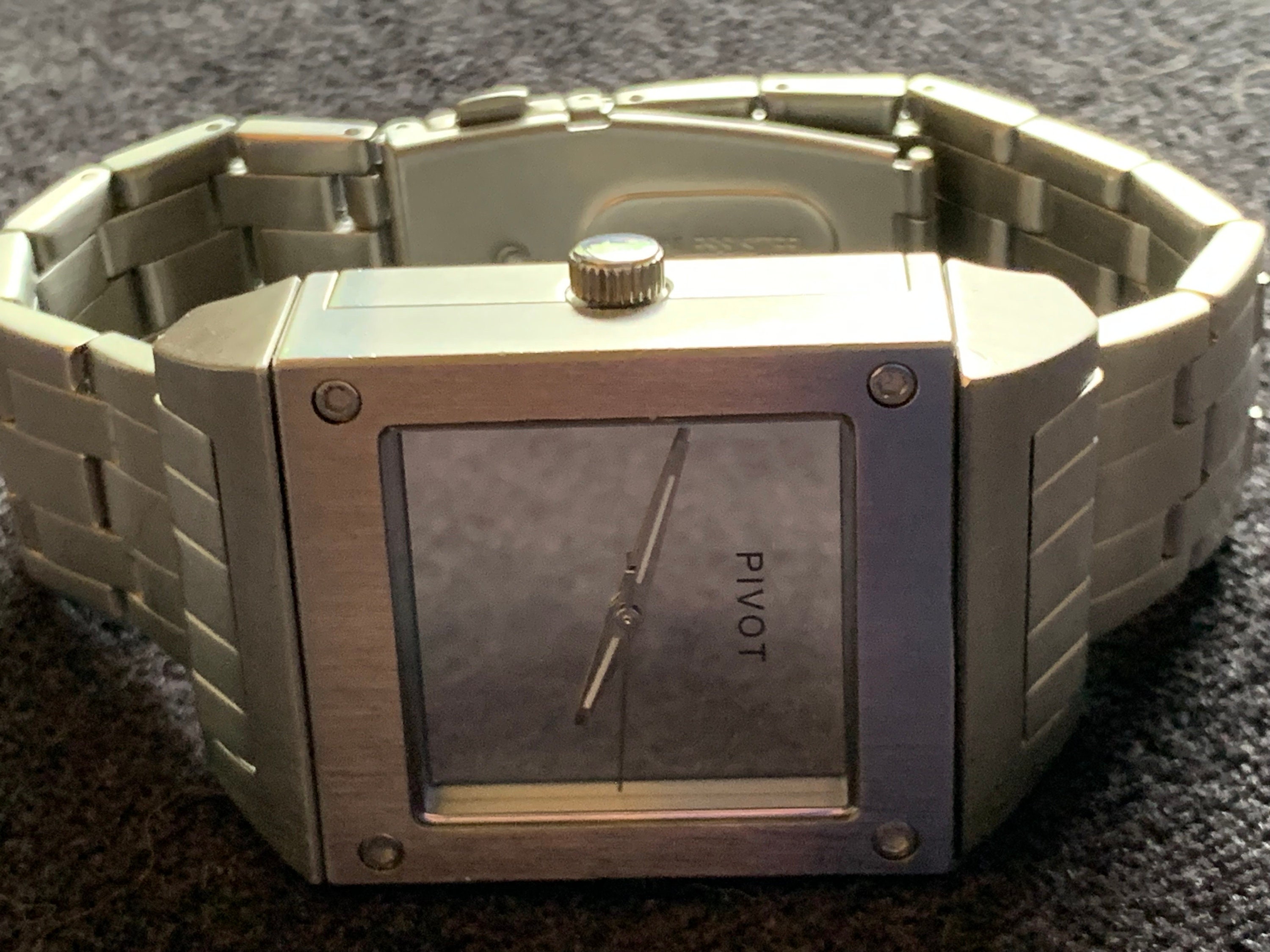 Rare Dual Faced Pivot Tank Style Mens Watch - Etsy