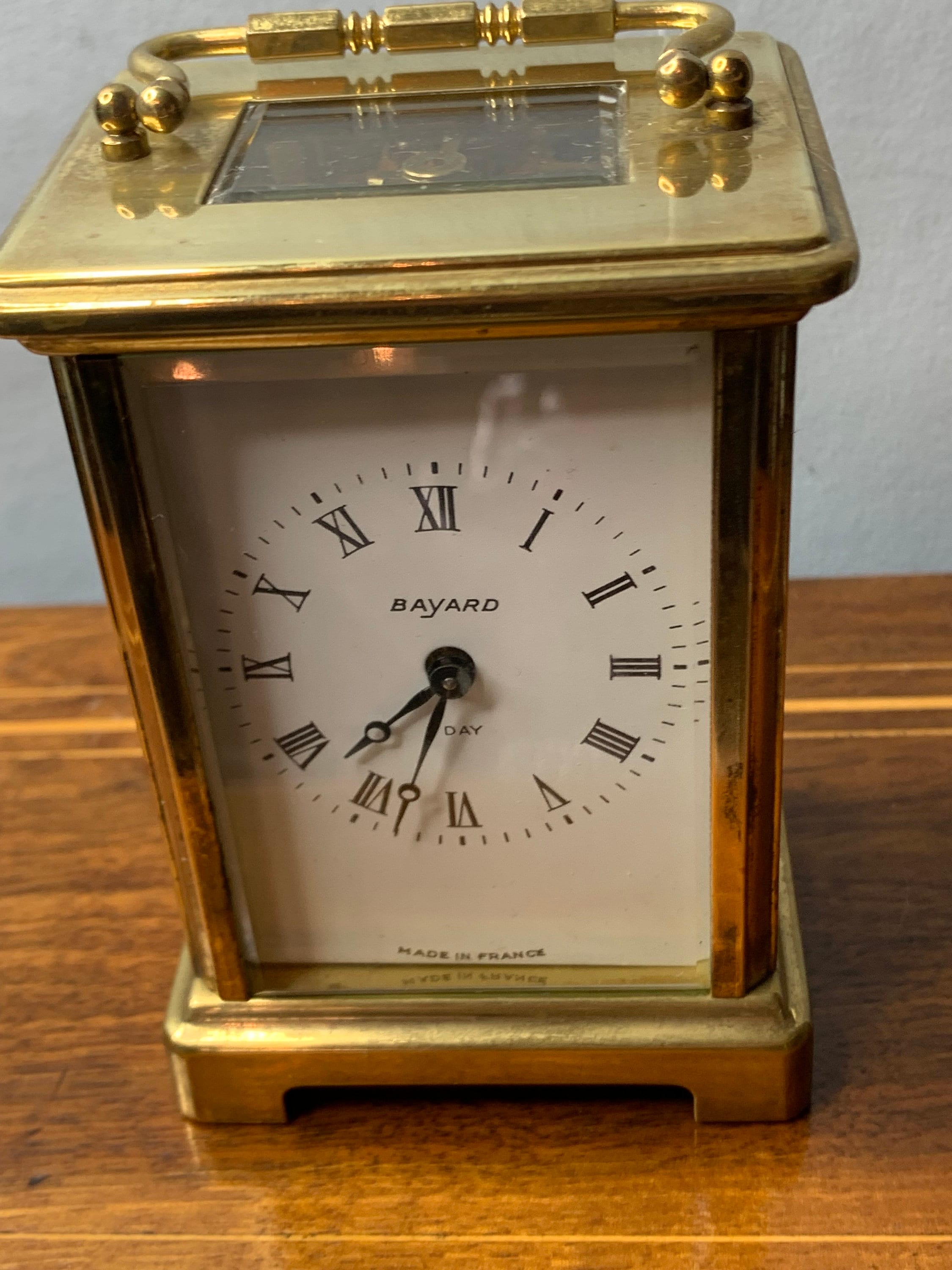 Vintage Bayard Brass 8 Day Carriage Clock - Etsy
