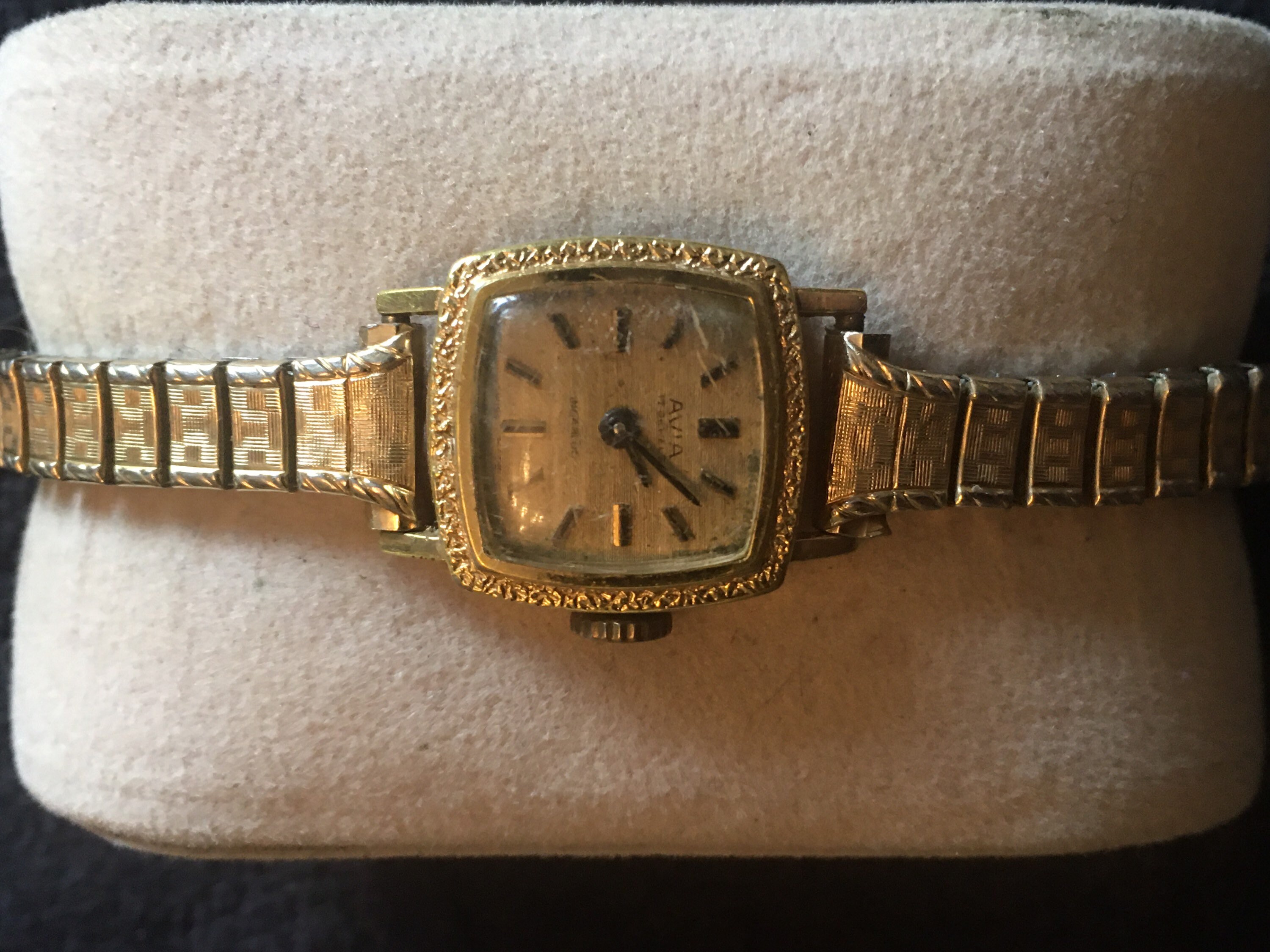 Vintage Avia Gold Plated Ladies Watch - Etsy