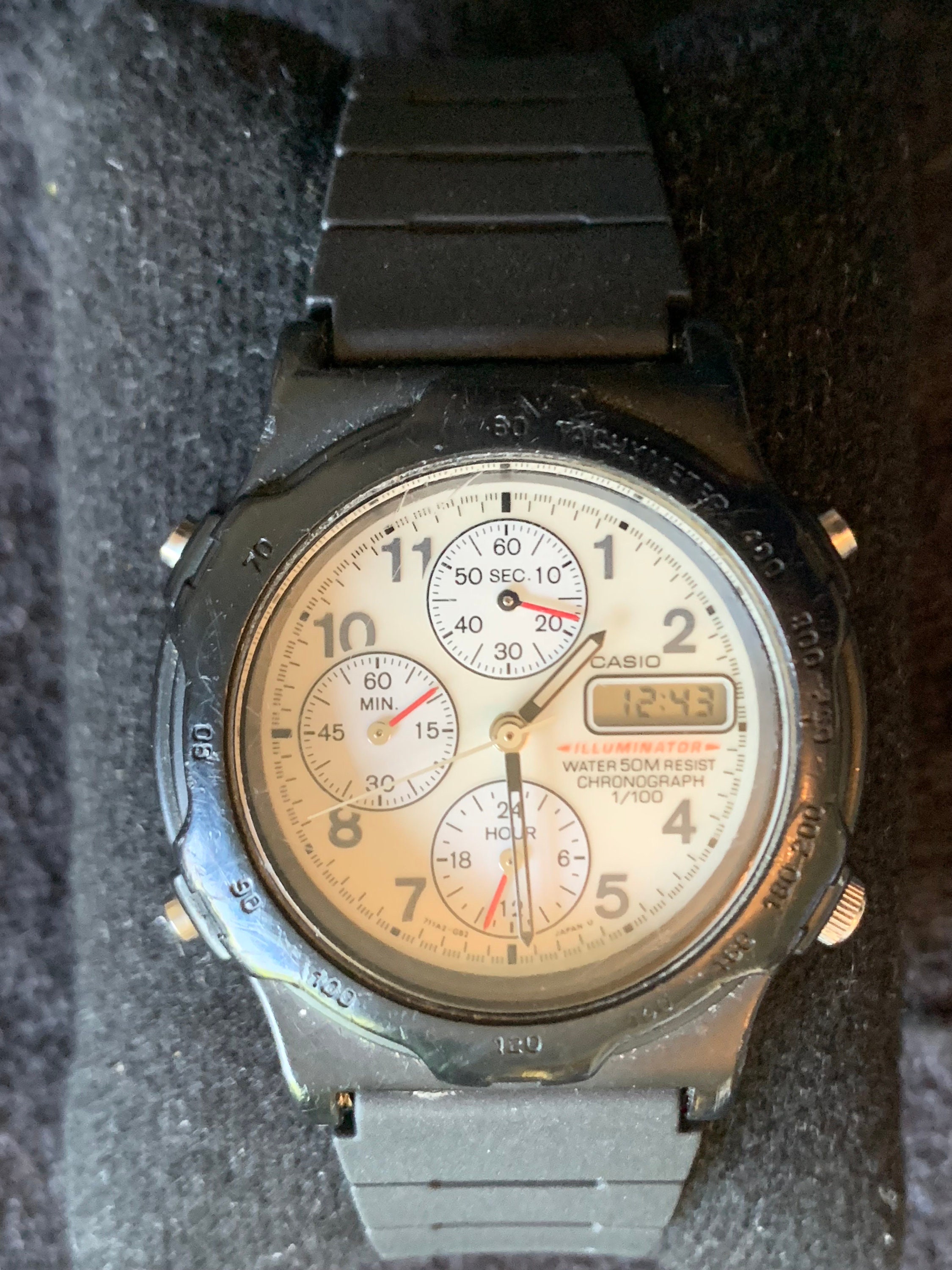 Vintage Casio Illuminator Chronograph 1325 MWA 10 - Etsy