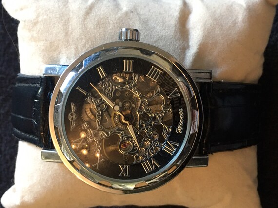 Vintage Rare Winner Automatic Skeleton Watch | Etsy