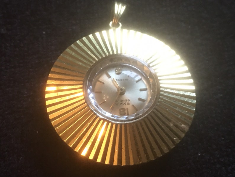 Vintage Emka Geneve Gold Tone Ladies Pendant Watch - Etsy