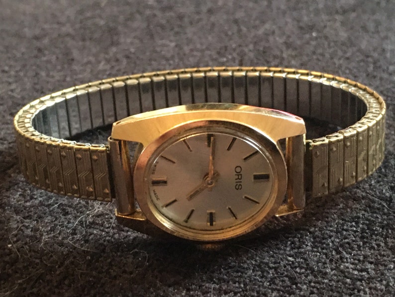 Vintage Oris Ladies Gold Plated Watch - Etsy