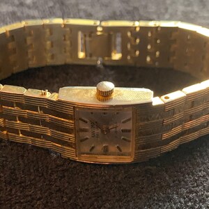 Vintage Santima Ladies Gold Plated Watch - Etsy