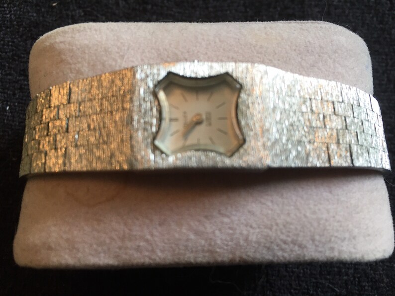 Vintage Gillex 17 Jewel Ladies Silver Cocktail Watch - Etsy