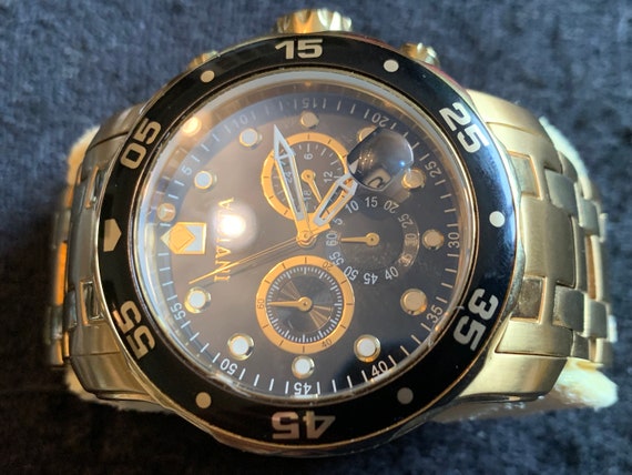 Mens Invica Pro Diver Chronograph 200m Quartz watch - Gem