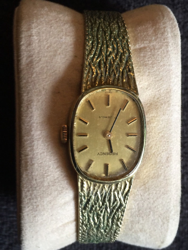Vintage Regency Ladies Gold Plated Watch - Etsy