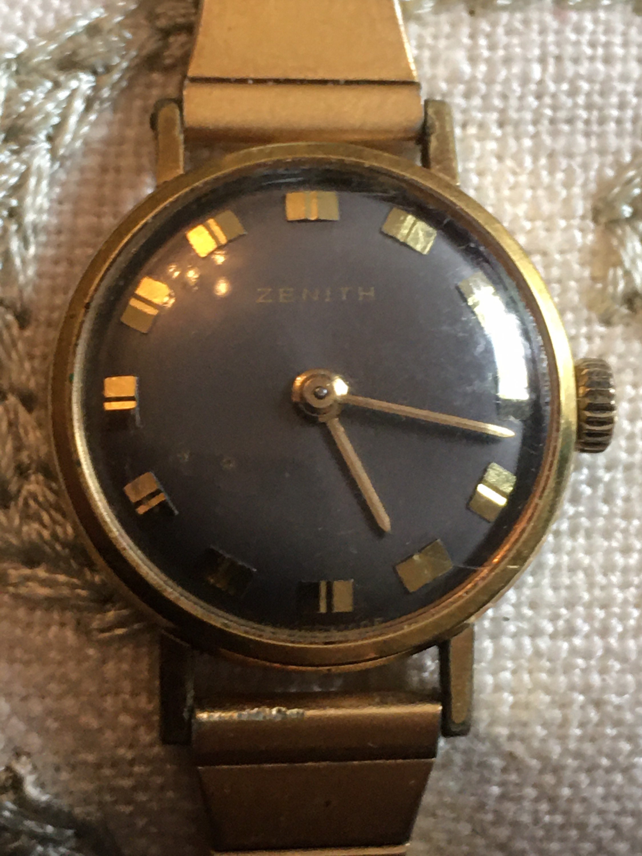 Vintage Rare Zenith Gold Tone Ladies Watch - Etsy