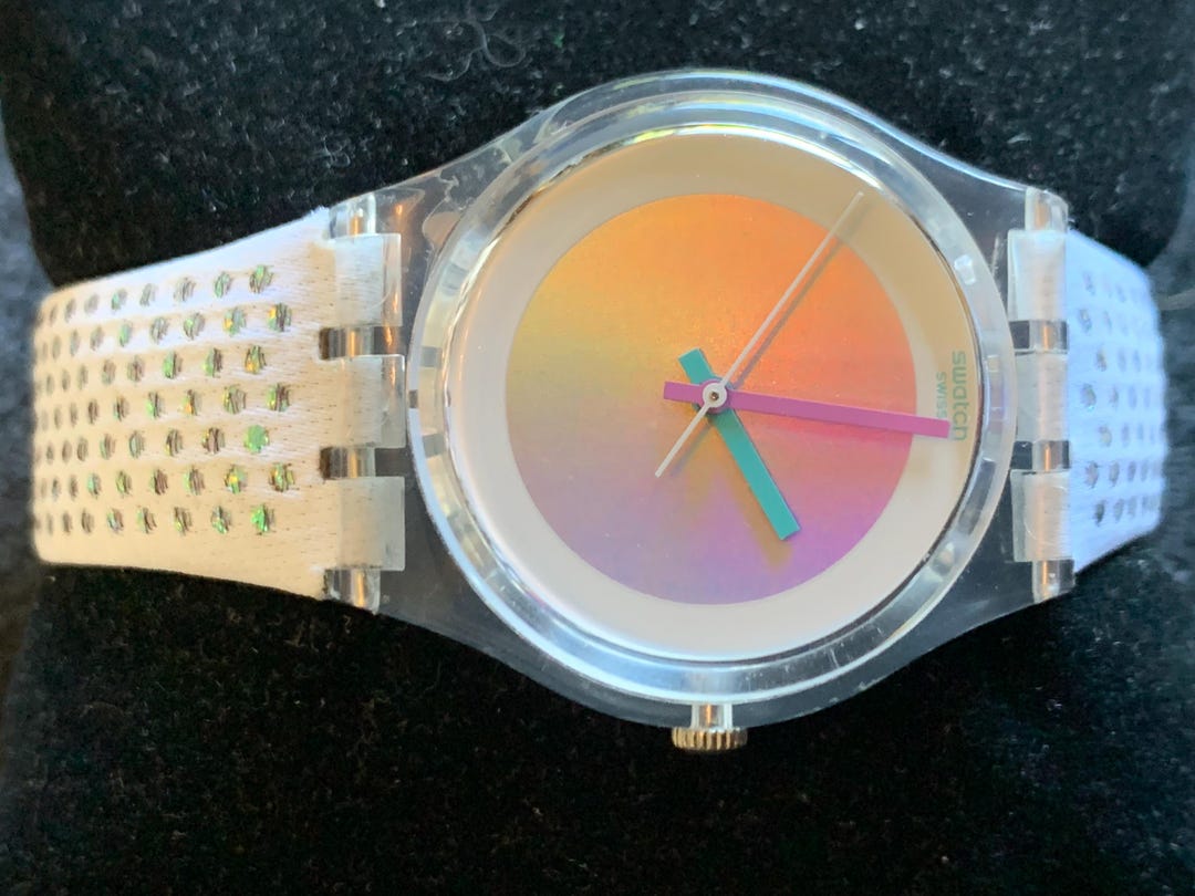 Vintage Swatch Unisex Candy Parlour GG219 Watch - Etsy