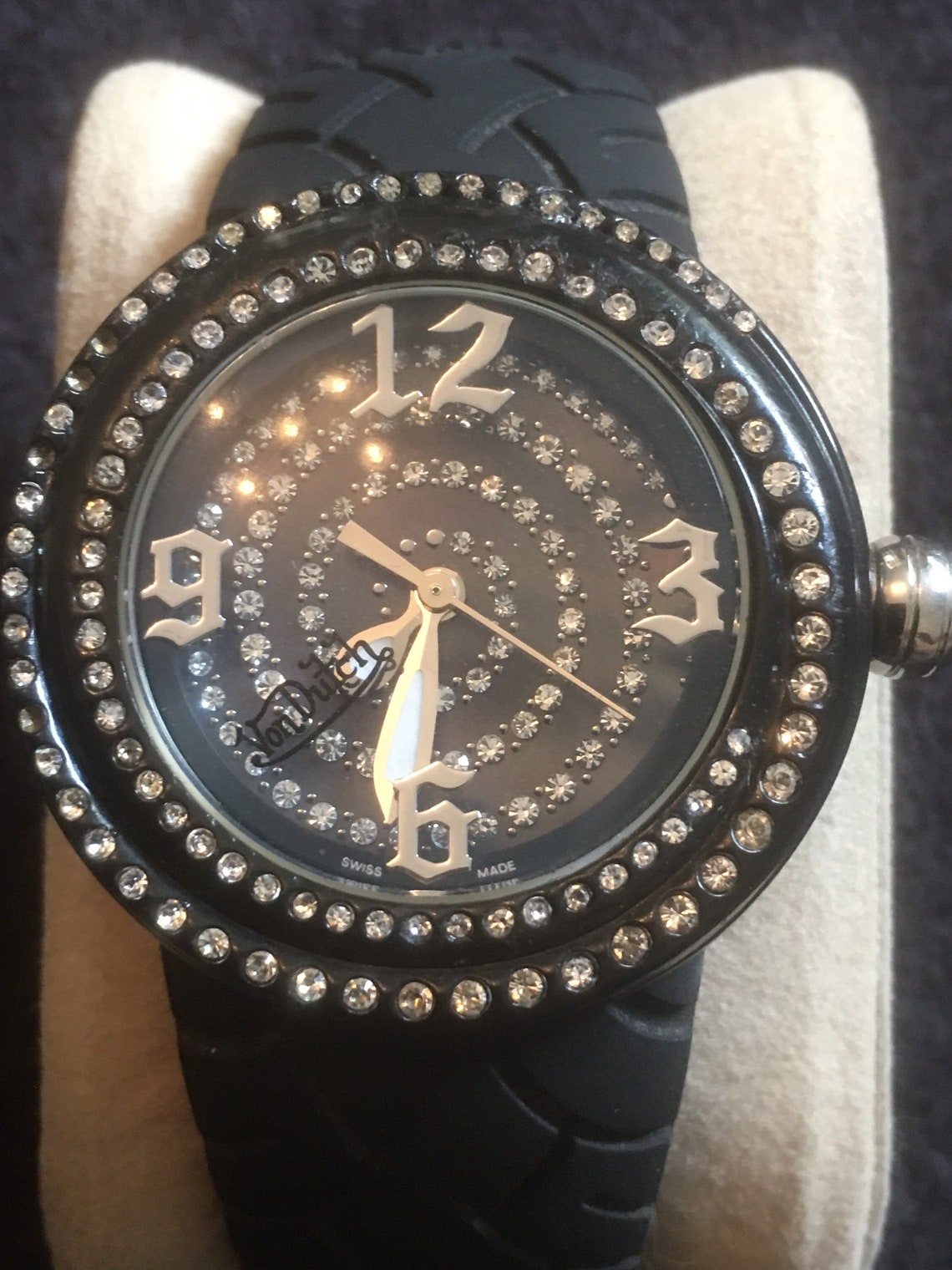 Vintage Very Rare Von Dutch Watch With Faux Diamonds - Etsy