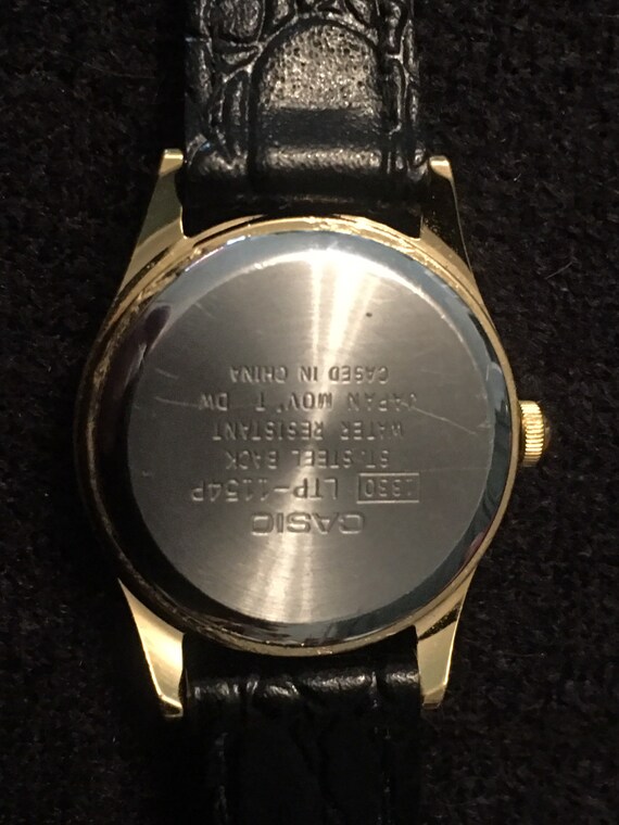 Vintage Casio ladies Gold tone Cocktail watch - Gem