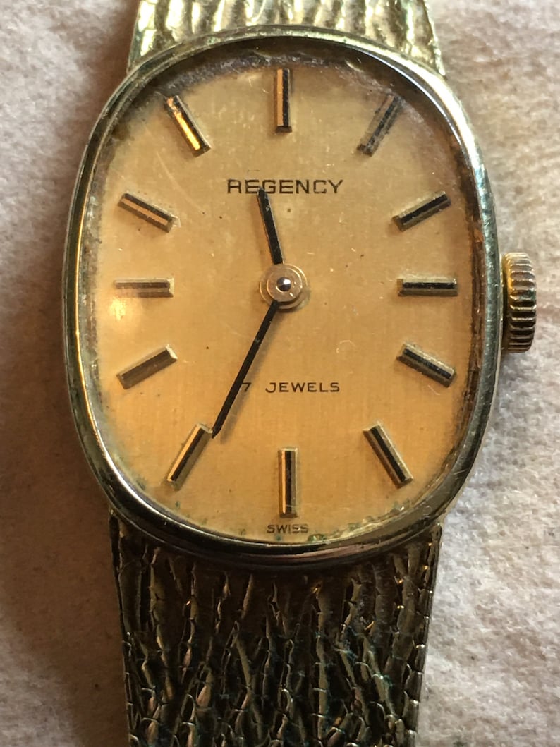 Vintage Regency Ladies Gold Plated Watch - Etsy