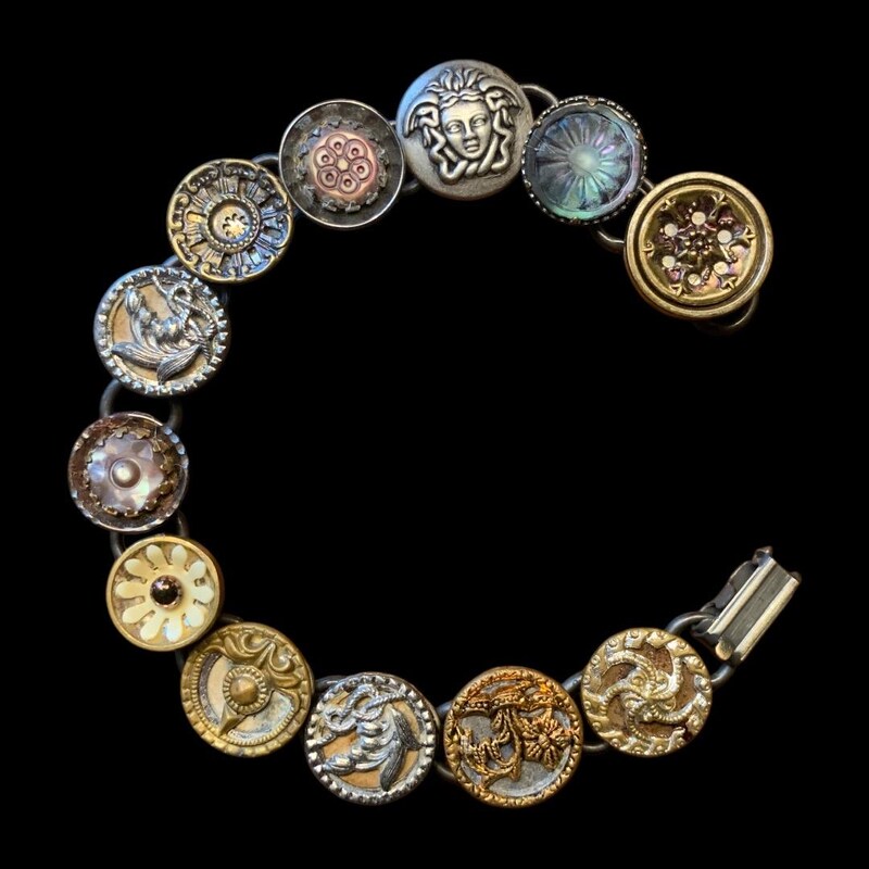 Button Bracelet - Etsy